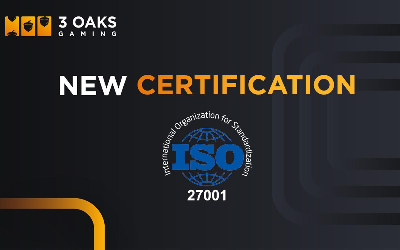 3 Oaks Gaming secures ISO 27001 certification - Mr Bet 24/7